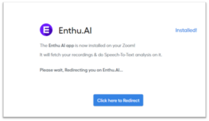 How to use Your Zoom integration with Enthu? - Enthu AI | Conversation ...
