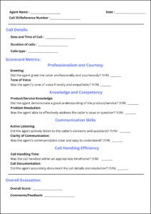 How to use Call Center Agent Scorecard in 2025 | Enthu.AI