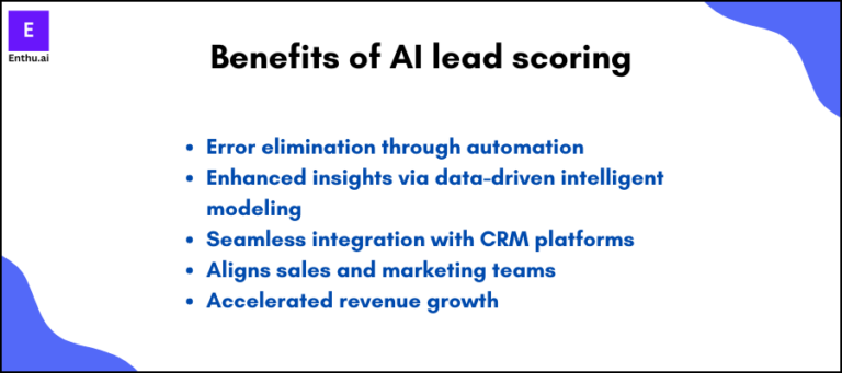 AI Lead scoring : A complete guide in 2025 | Enthu.AI