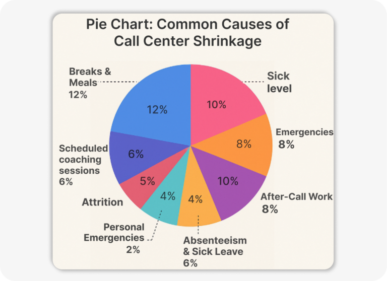 Call Center Shrinkage: Definition, Impact, and How to Reduce It